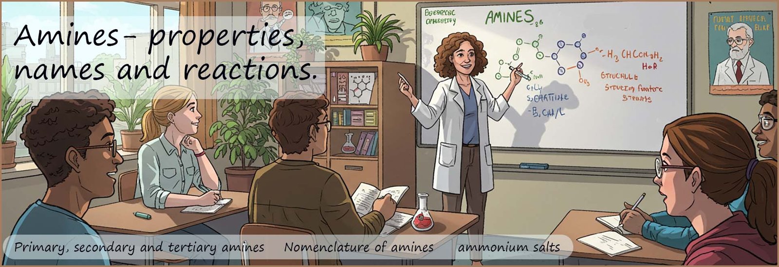 Amines: Biological Roles, Physiological Effects, and Chemical Properties