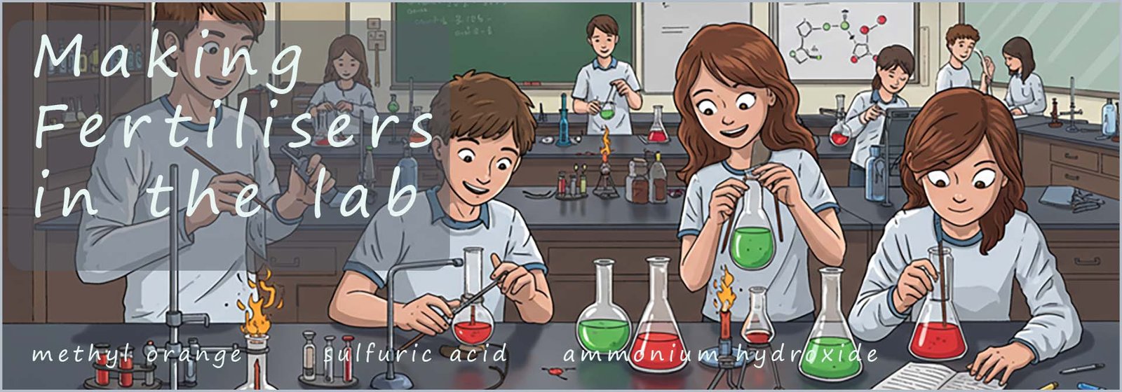 Making Fertilisers in the Lab: Ammonium Sulfate & Ammonium Nitrate