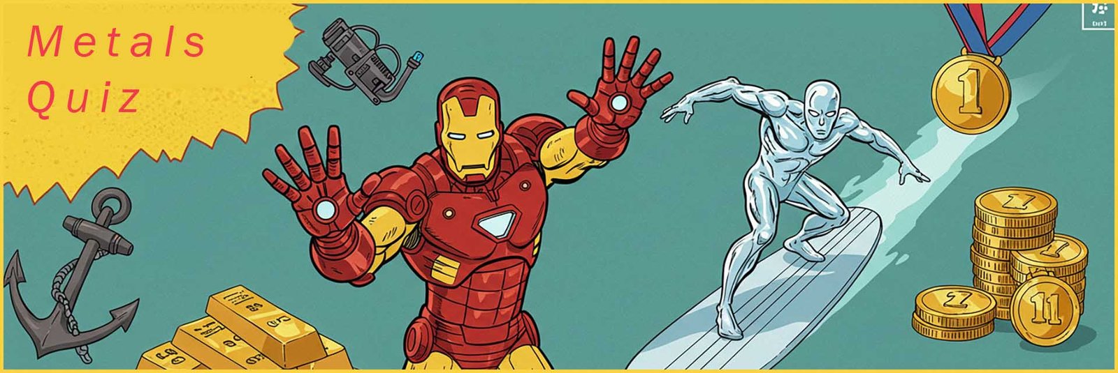 GCSE Chemistry: Properties of Metals Quiz | Metallic Bonding & Reactivity